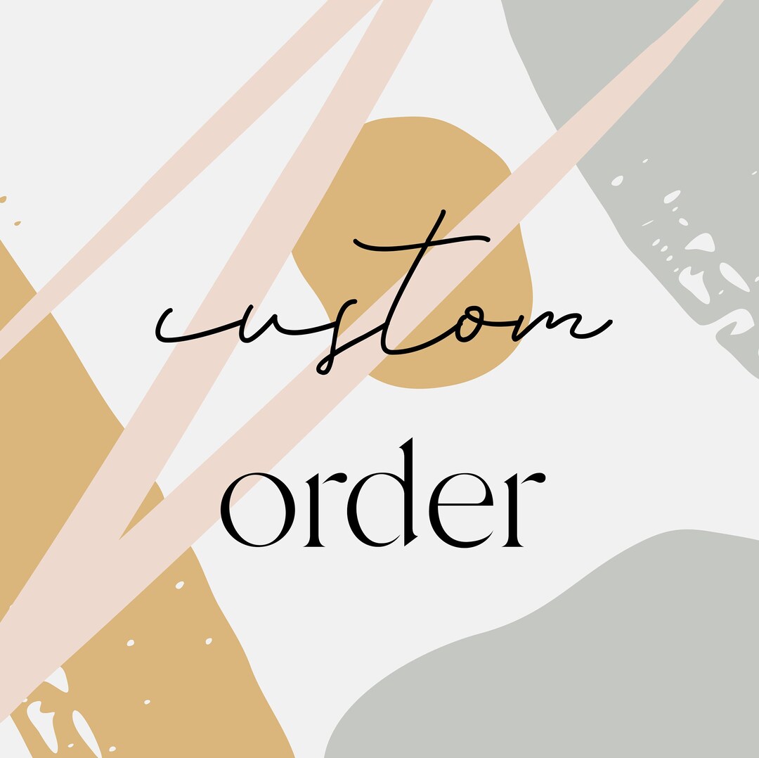 Custom Order Custom Text - Etsy