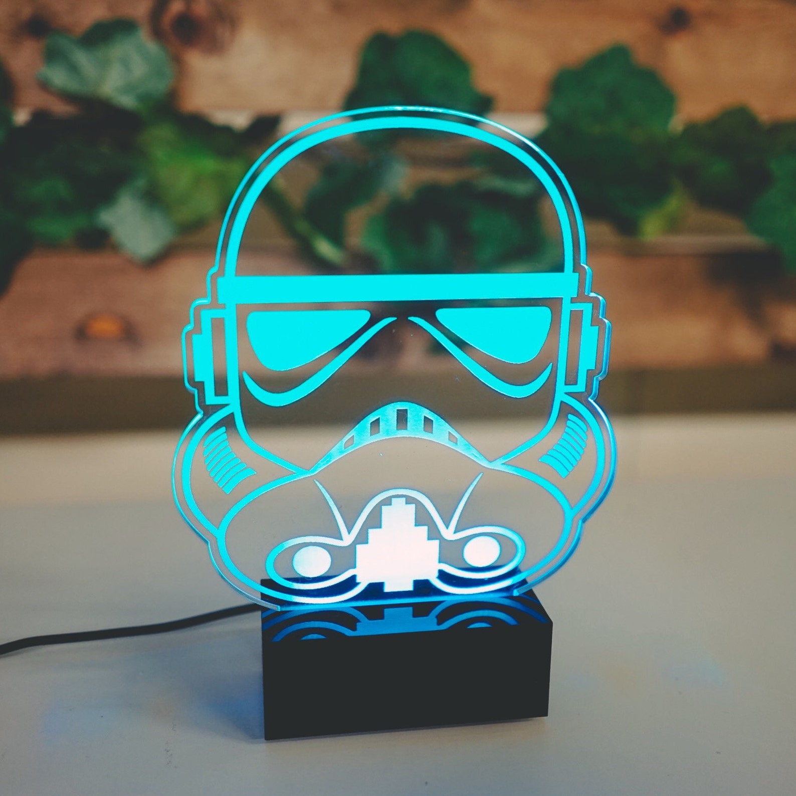 4 Acrylic LED Edge Lit Base Sign With 5.5mm Slot - Etsy