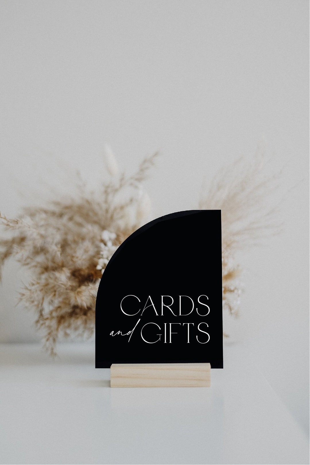 Cards & Gifts Half Arch Table Sign Gift and Cards Sign - Etsy