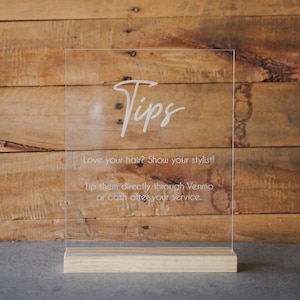 Custom Acrylic Sign - Small Acrylic Business Signs - Laser Engraved ...