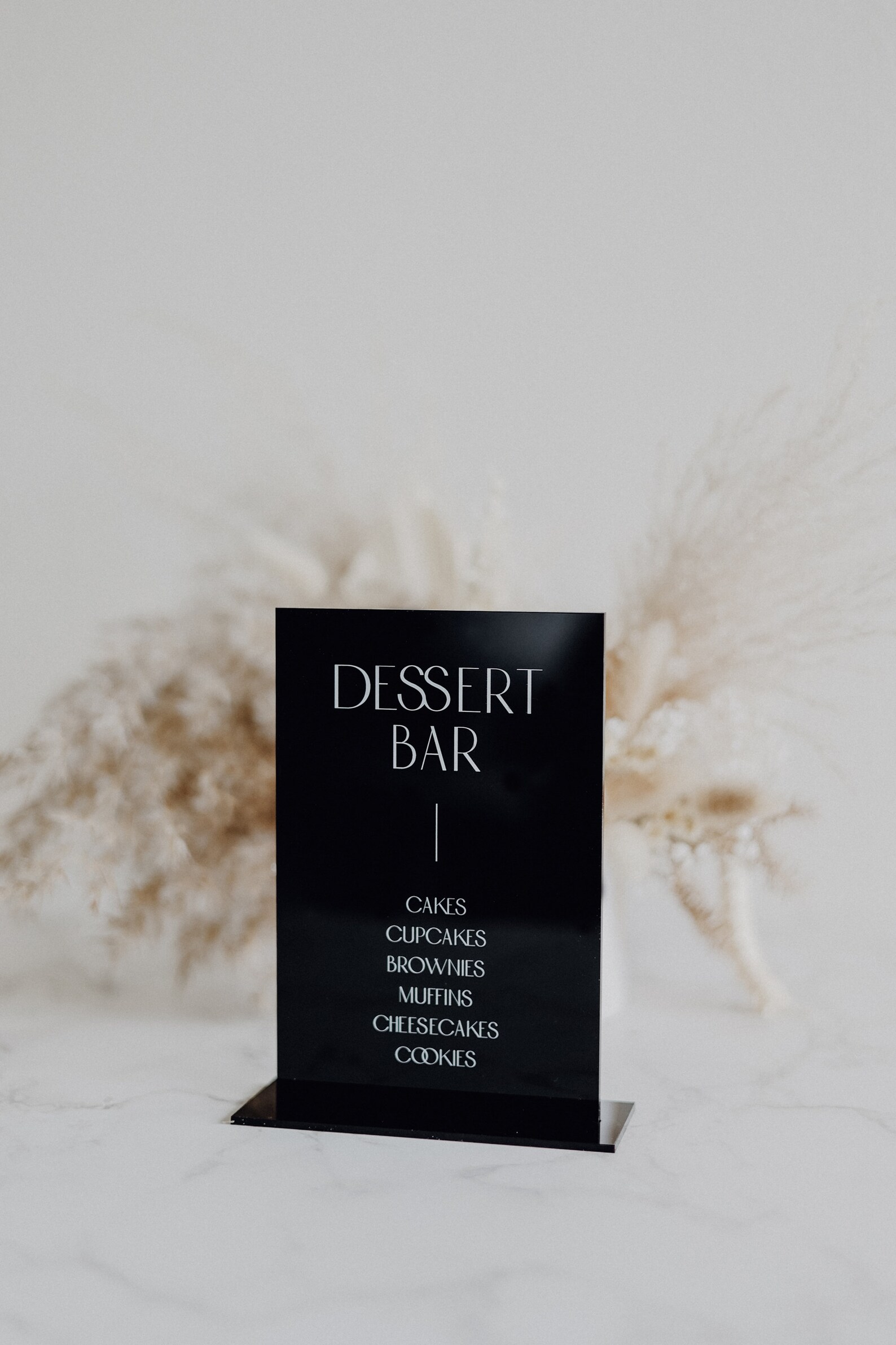 Dessert Table Sign Sweets Wedding Sign Modern Script - Etsy