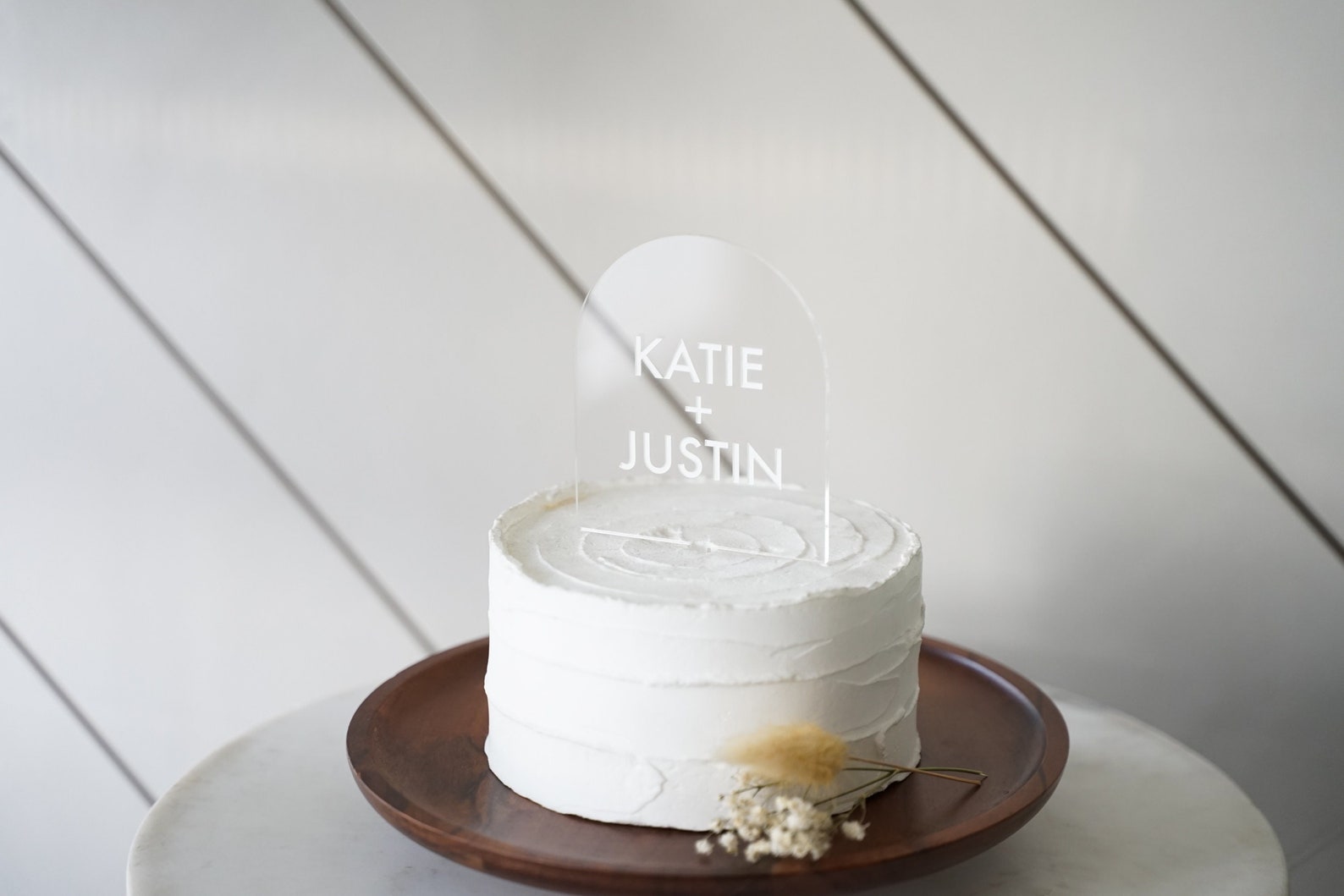 Modern Arch Couple Name Cake Topper Modern Arch Cake Topper - Etsy