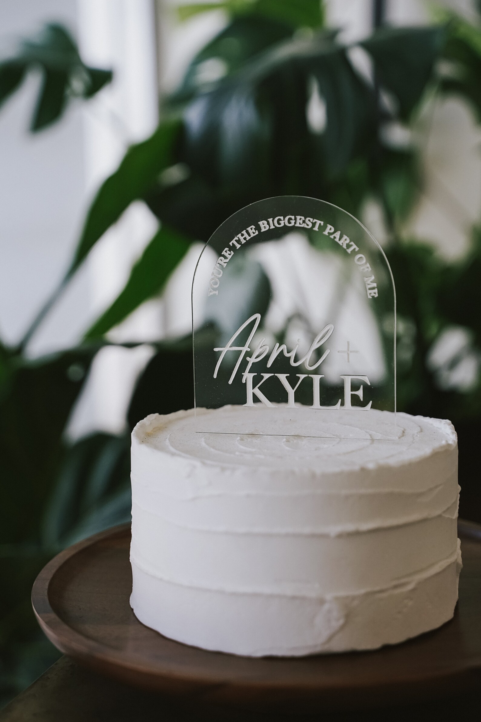 Custom Name Arch Acrylic Cake Topper Modern Arch Cake Topper - Etsy