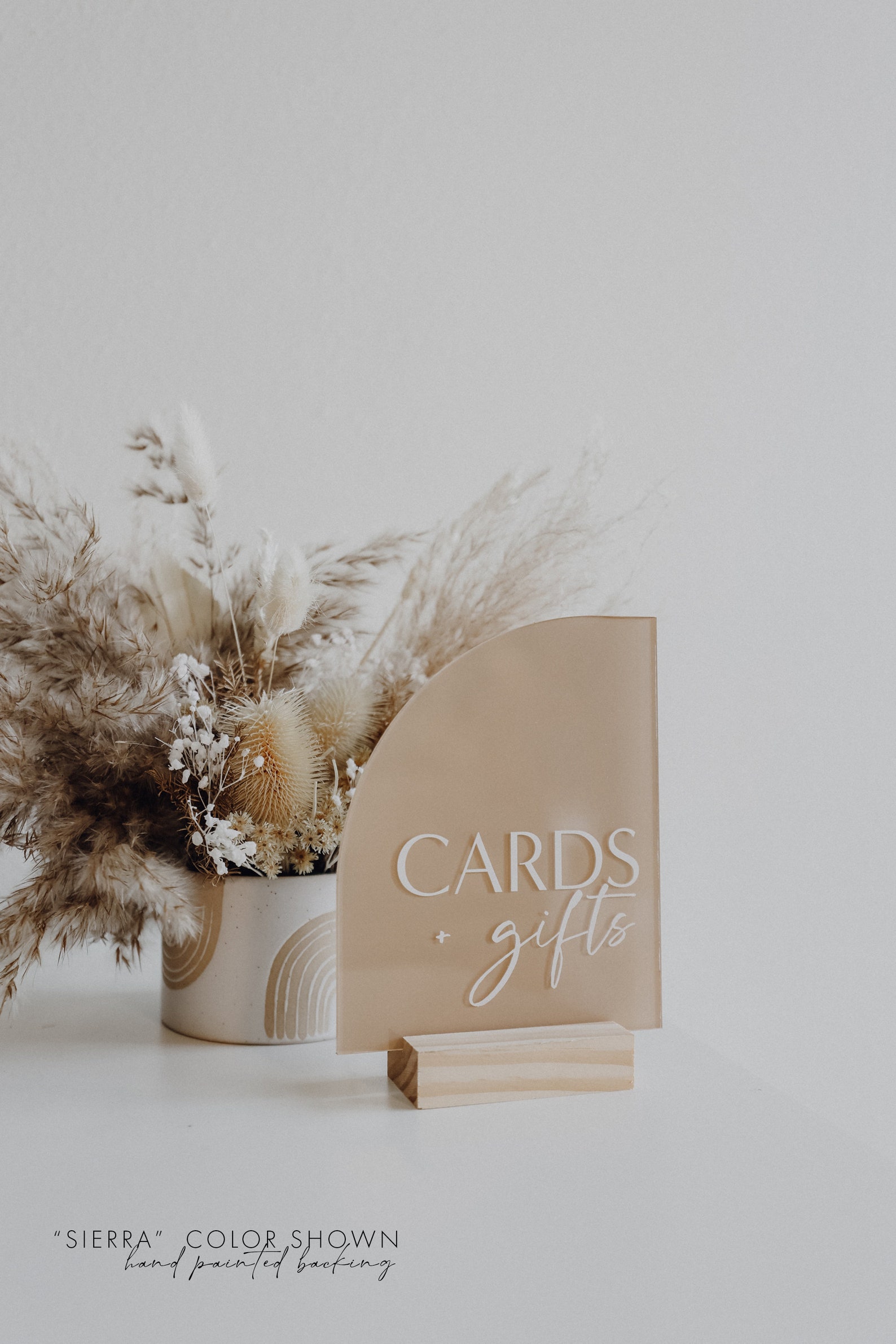 Cards & Gifts Half Arch Table Sign Gift and Cards Sign - Etsy