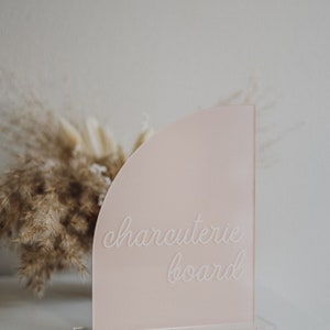 Custom Half Arch Text Acrylic Sign Small Acrylic Business - Etsy