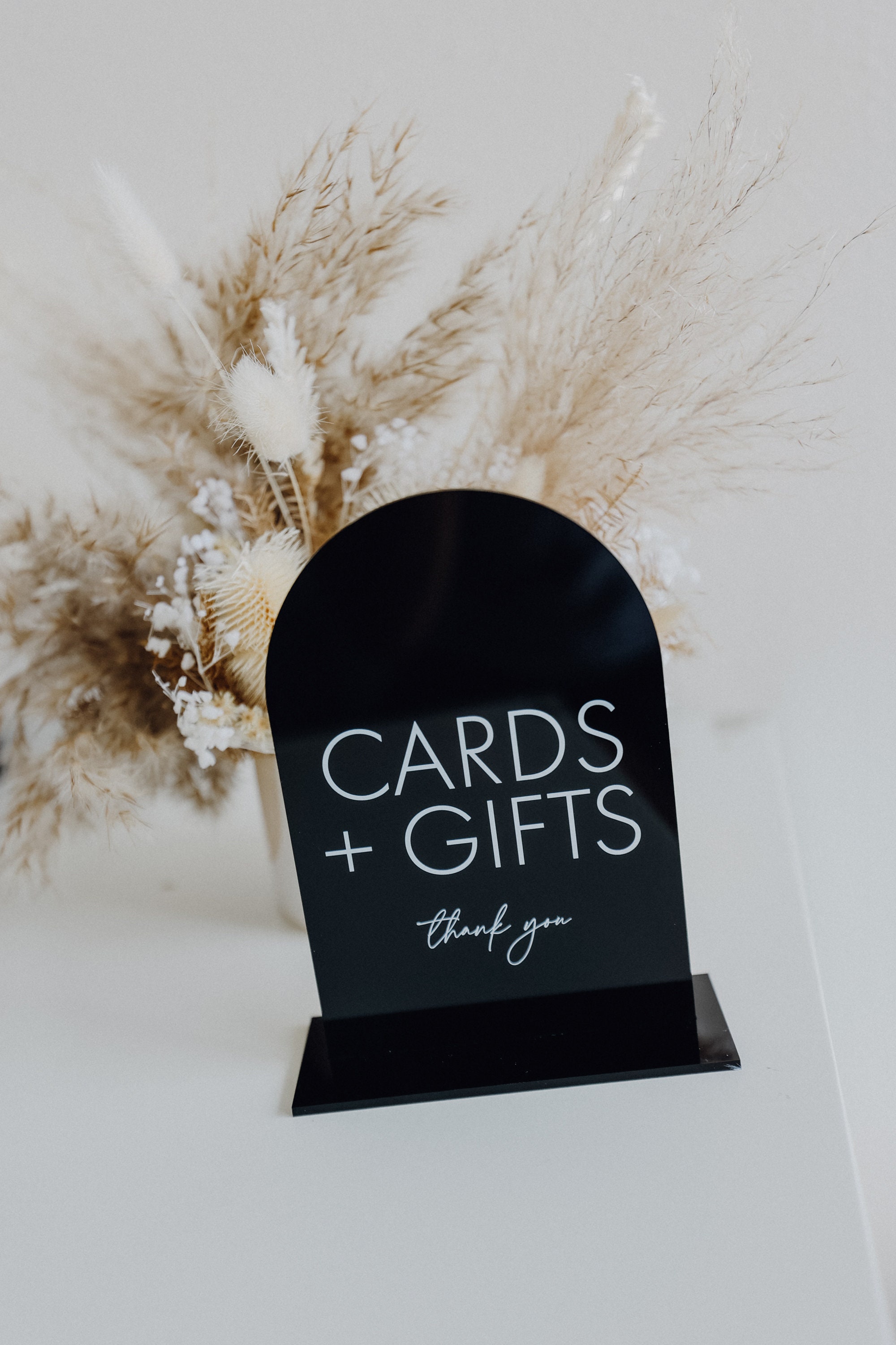 Cards & Gifts Arch Table Sign Gift and Cards Sign Modern - Etsy