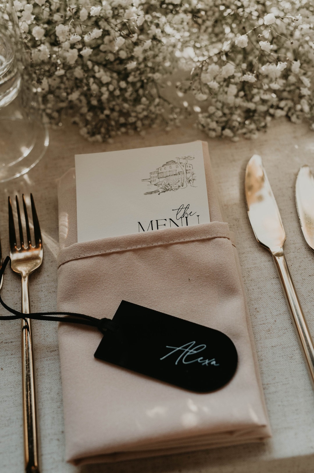 Luggage Tag Arch Place Cards Acrylic - Arch Acrylic Place Cards - Arch ...