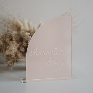 Custom Half Arch Text Acrylic Sign Small Acrylic Business Signs Signage ...