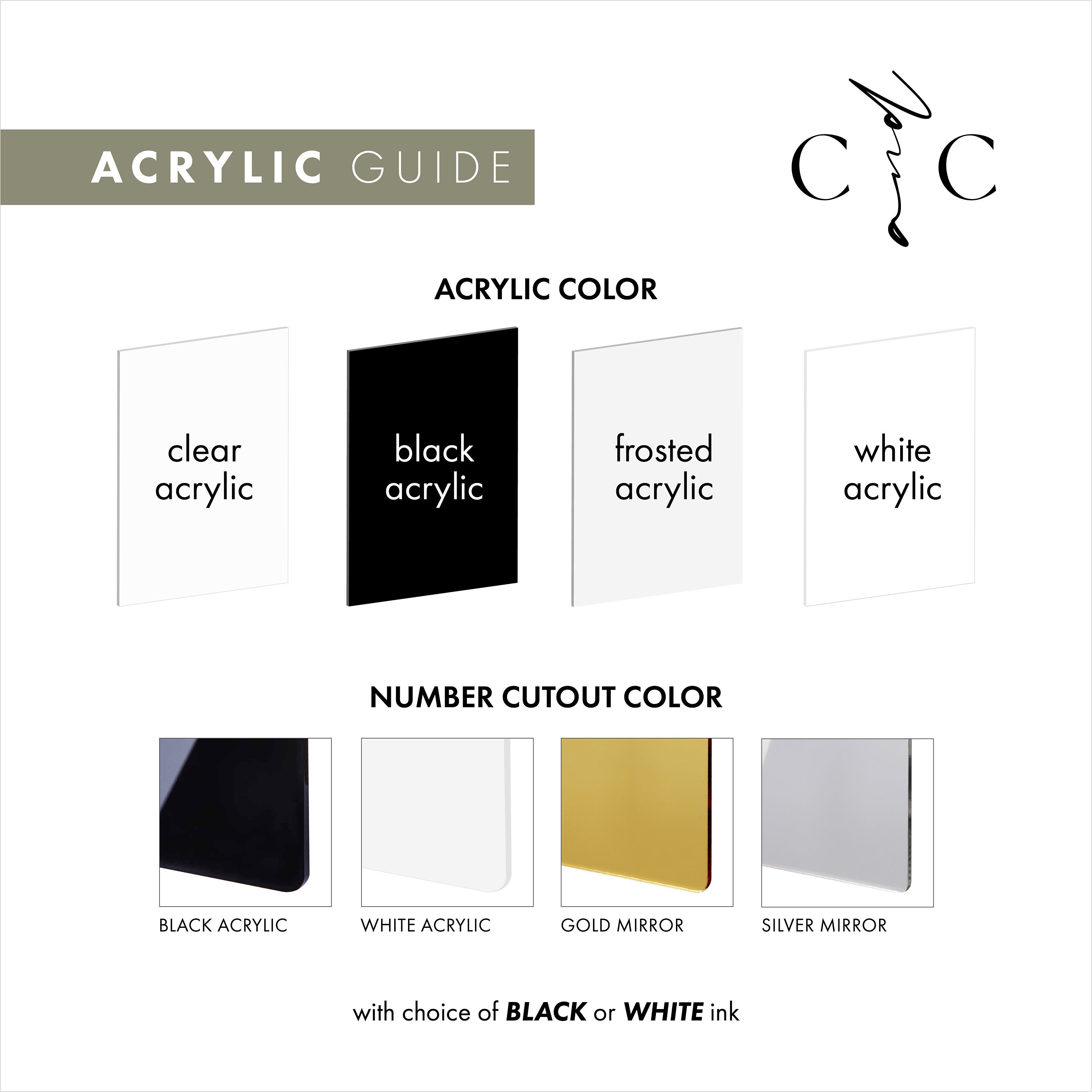 Half Arch Layered Luxe Acrylic Table Numbers Wedding Table - Etsy