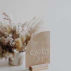 Cards & Gifts Half Arch Table Sign Gift and Cards Sign - Etsy