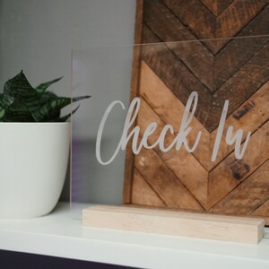 Custom Acrylic Sign - Small Acrylic Business Signs - Laser Engraved ...