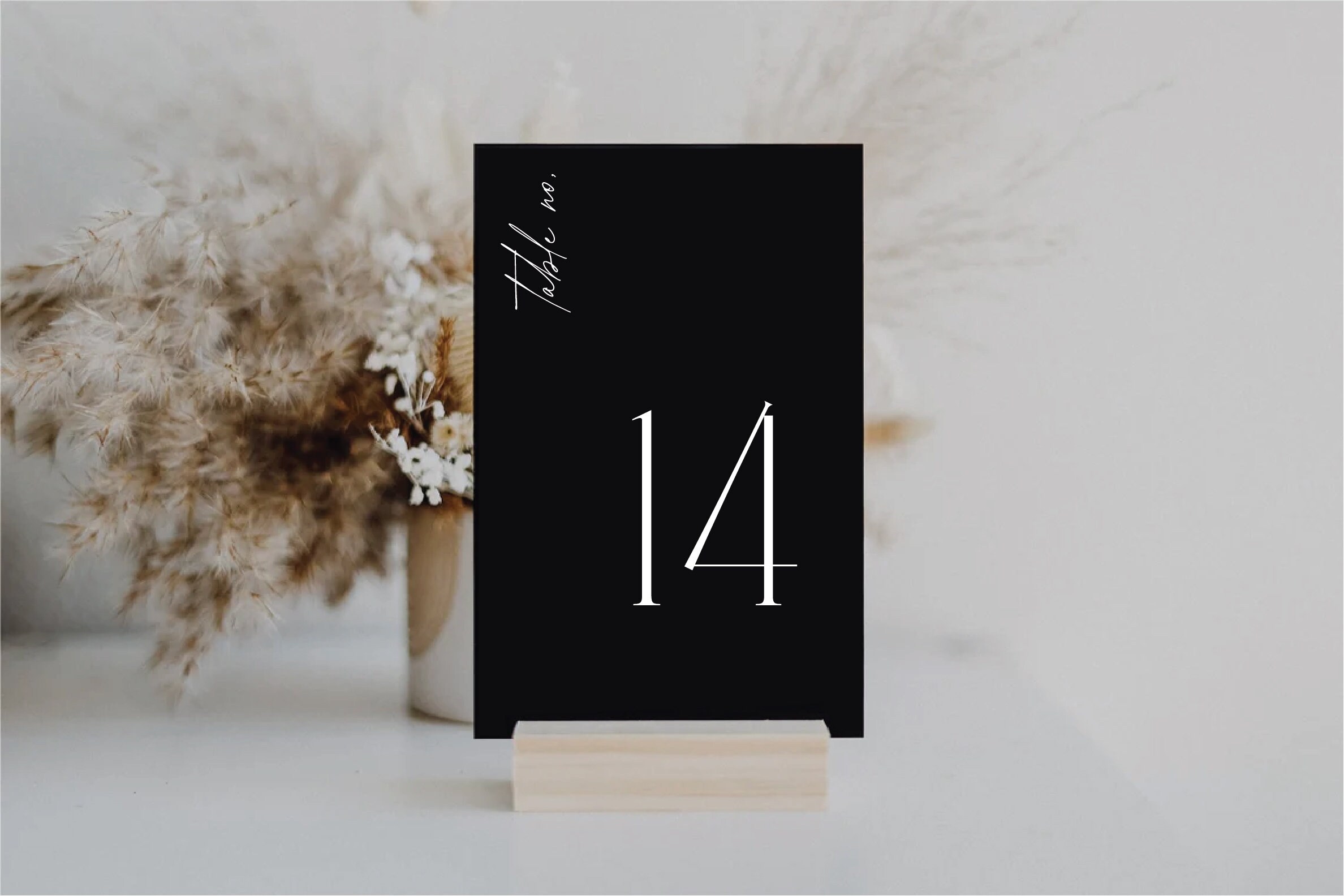Luxe Acrylic Rectangle Table Numbers Wedding Table Numbers - Etsy