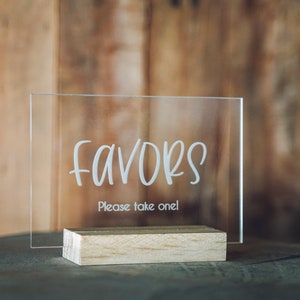 Custom Acrylic Sign - Small Acrylic Business Signs - Laser Engraved ...