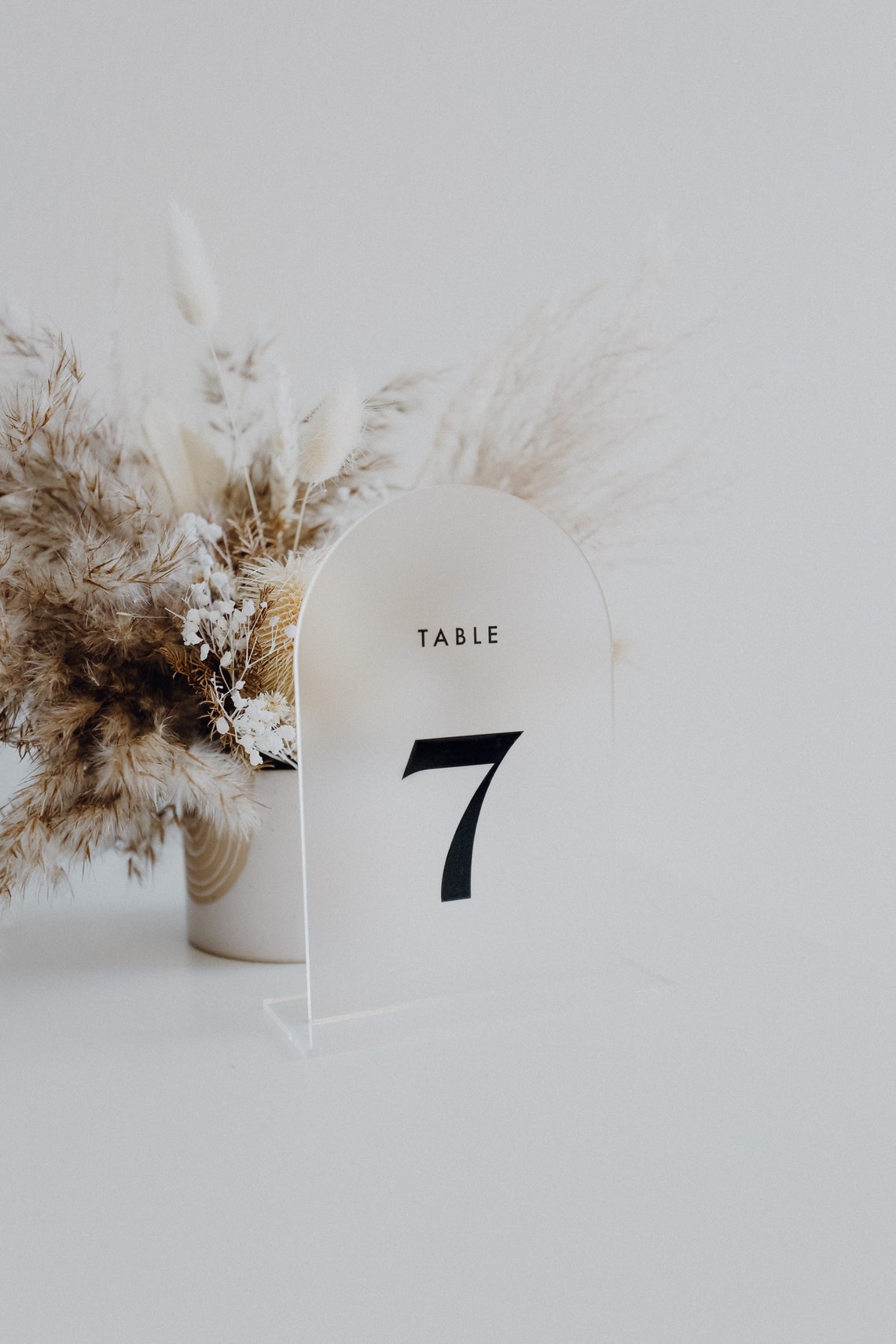 Arch Luxe Acrylic Table Numbers Wedding Table Numbers - Etsy
