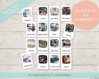 Community Places Flashcards