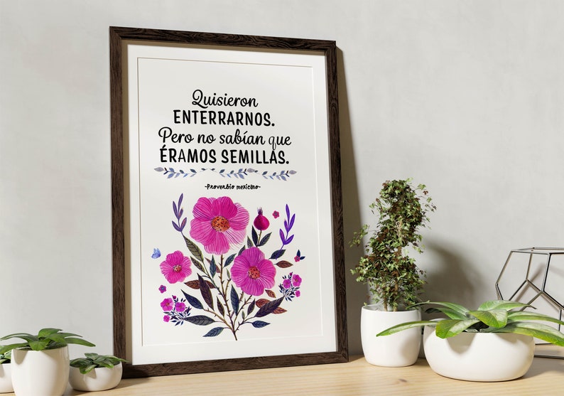 Mexican Wall Art They Tried to Bury Us Quisieron - Etsy