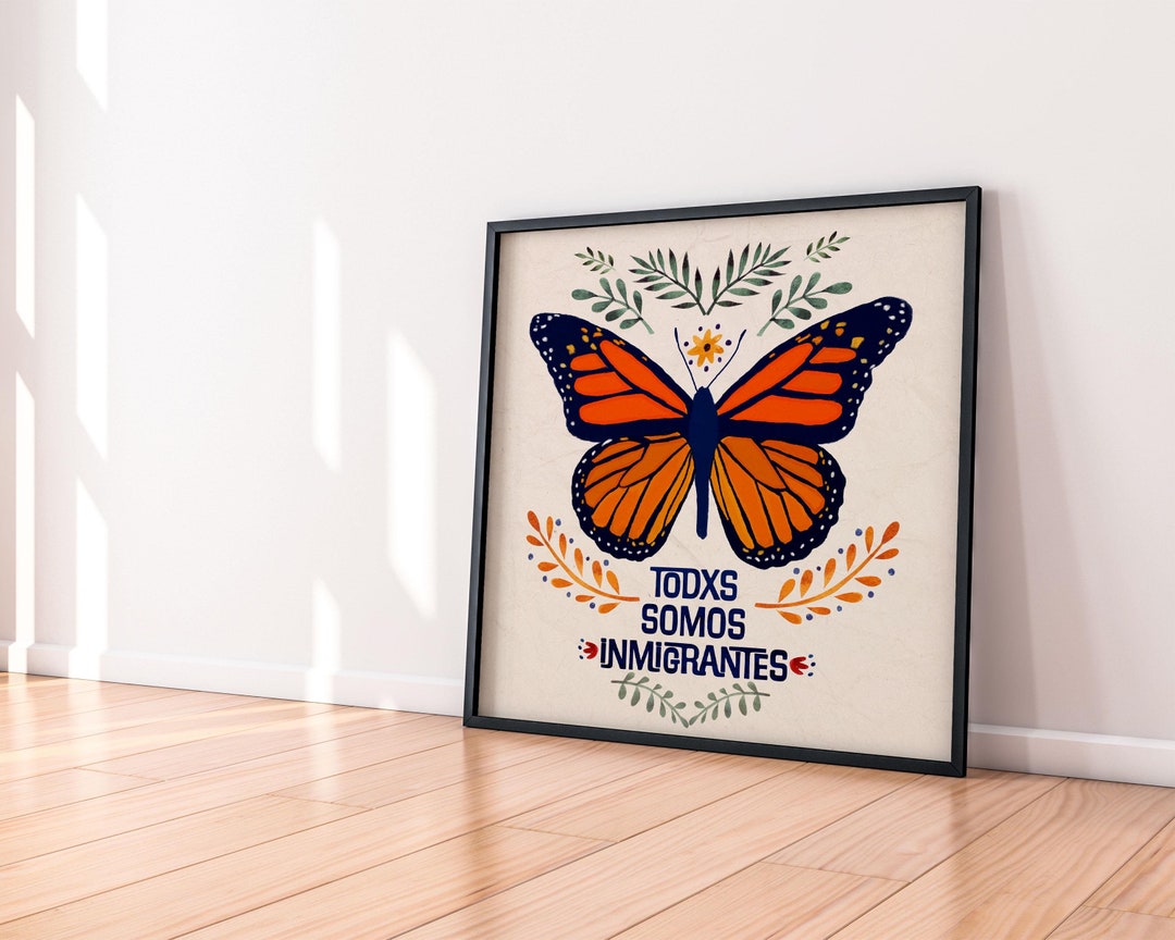 Migrant Monarch Art Print | Butterfly Migration Artwork | Inspirational ...