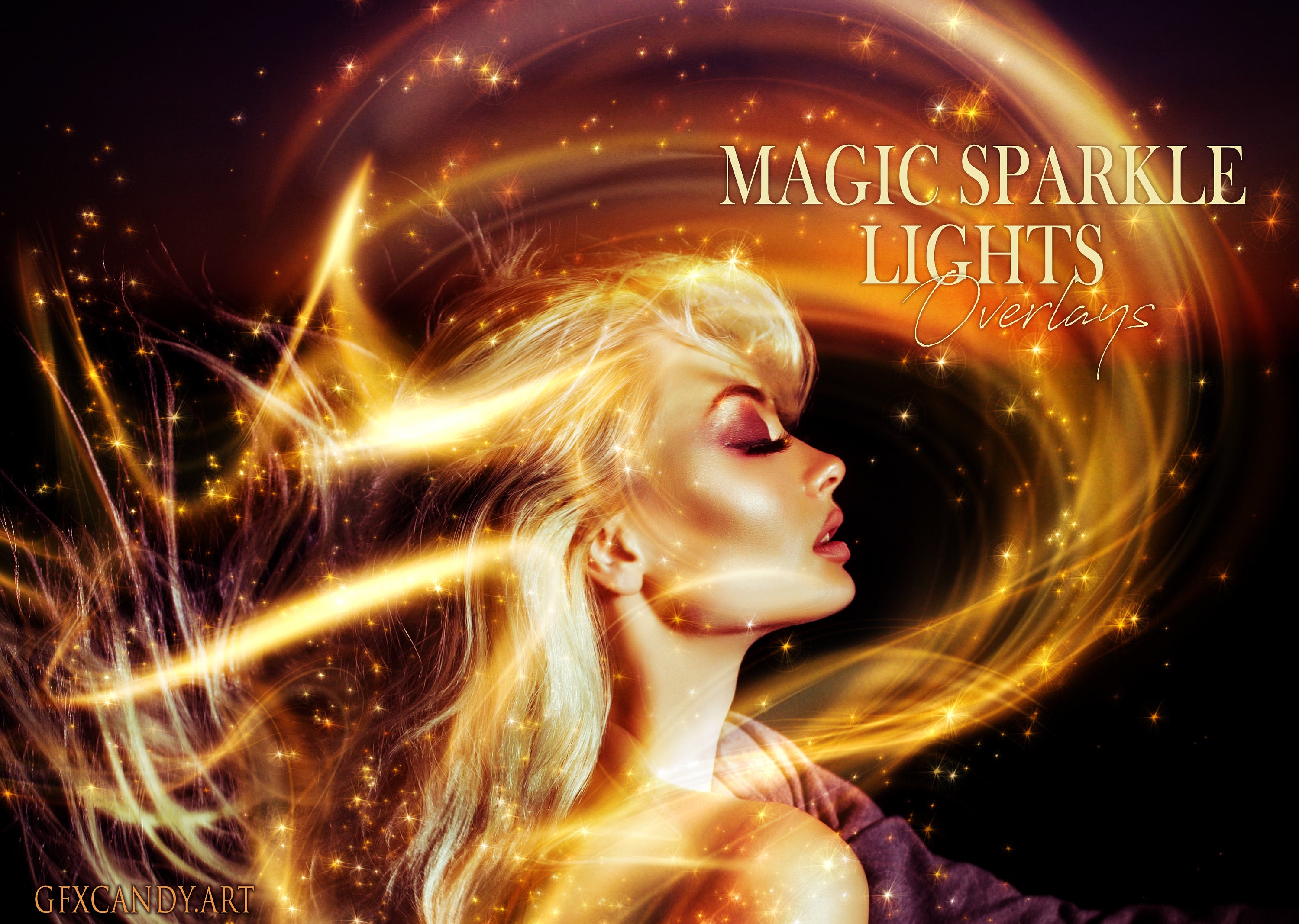 200 Magic Sparkle Light Overlays, PNG LIGHT EFFECTS, Magic Light ...