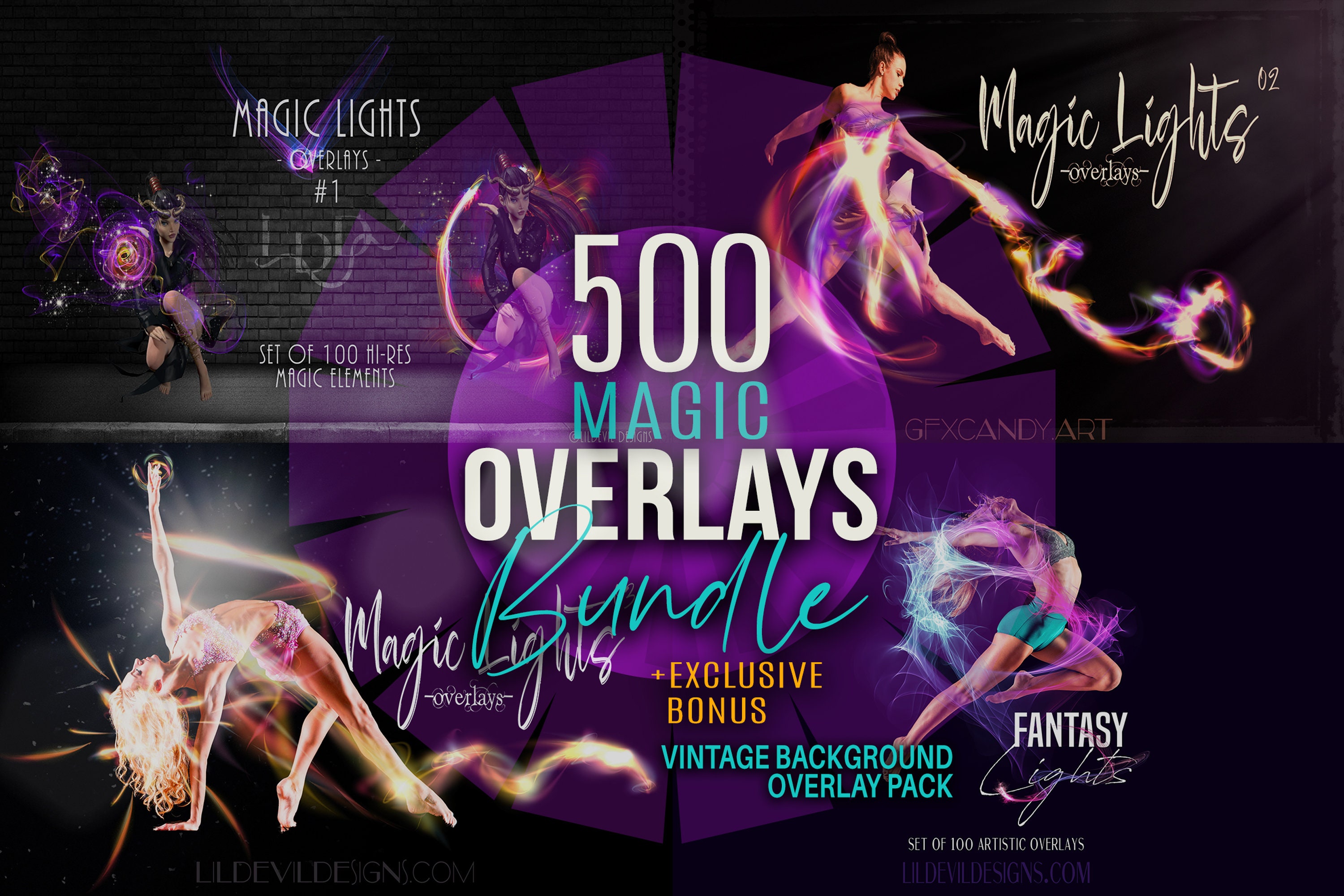 500 Magic Overlays BUNDLE - 45% OFF Original Price - Etsy