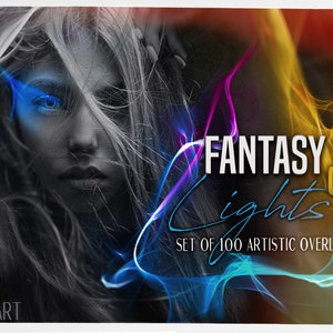 Fantasy Lights Overlays 02, Ignite Your Imagination! 100 Hi-res Hand ...