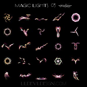 Magic Lights 03 Overlays - Etsy
