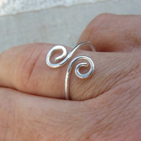 Silver Wire Ring - Etsy