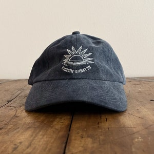 Chasin' Sunsets Embroidered Hat - Unstructured 6-panel, Adjustable ...