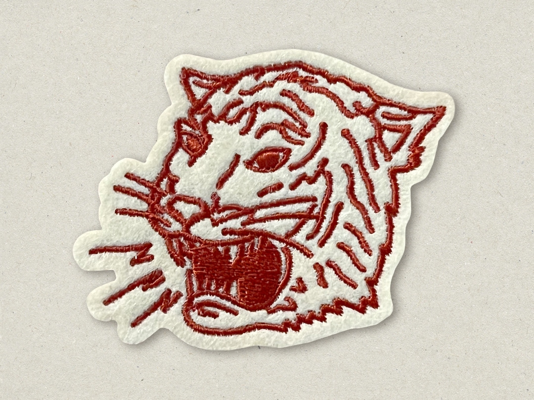 Easy Tiger Embroidered Iron-on Patch - Etsy