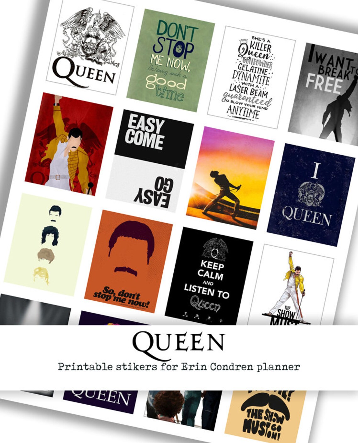 Printable Stickers the Beatles Quote Lyric Let It Be | Etsy