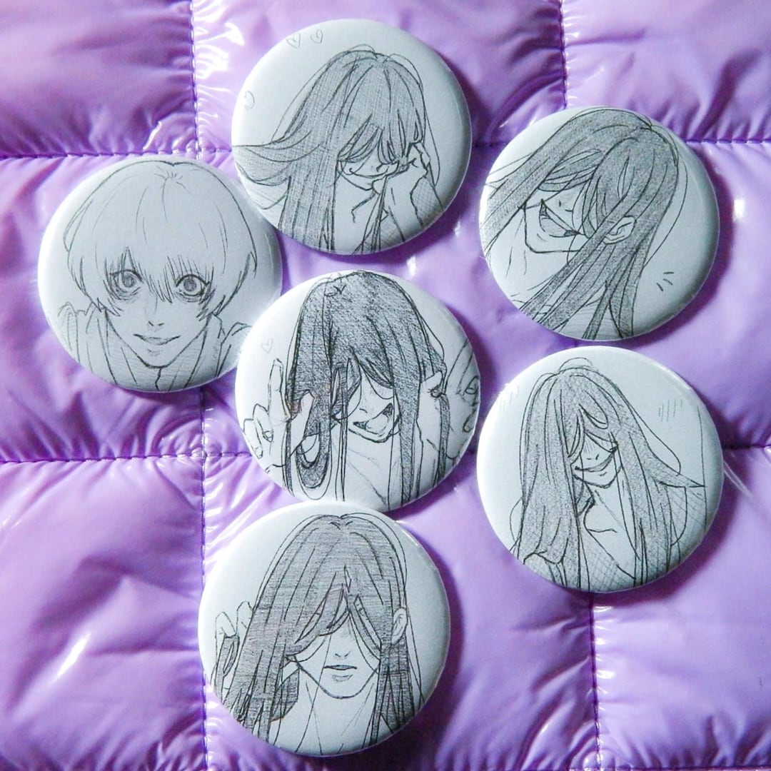 Handmade Homicipher Anime Crawling Scarlet Pin Badge - Etsy