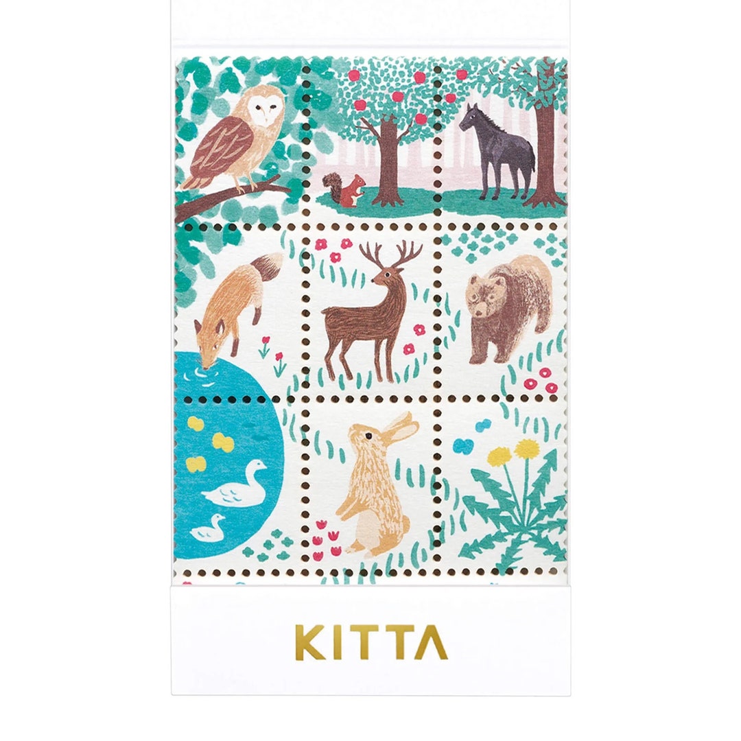 KITTA Special, Animal, KING JIM Stamp Sticker - Etsy