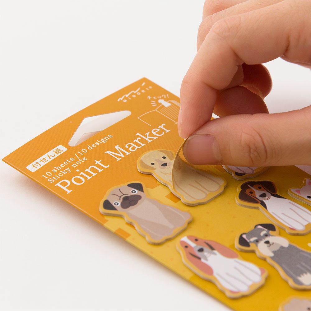 Midori, Dog, Point Marker Sticky Note - Etsy