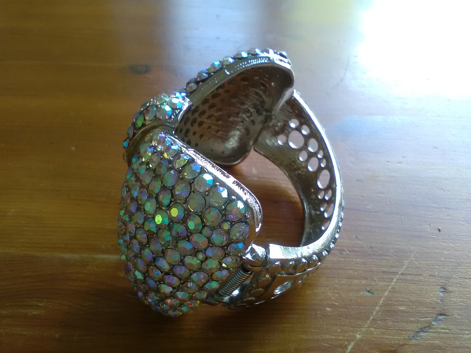 Vintage Large Butler and Wilson Crystal Bow Shaped Cuff Bangle Bracelet ...