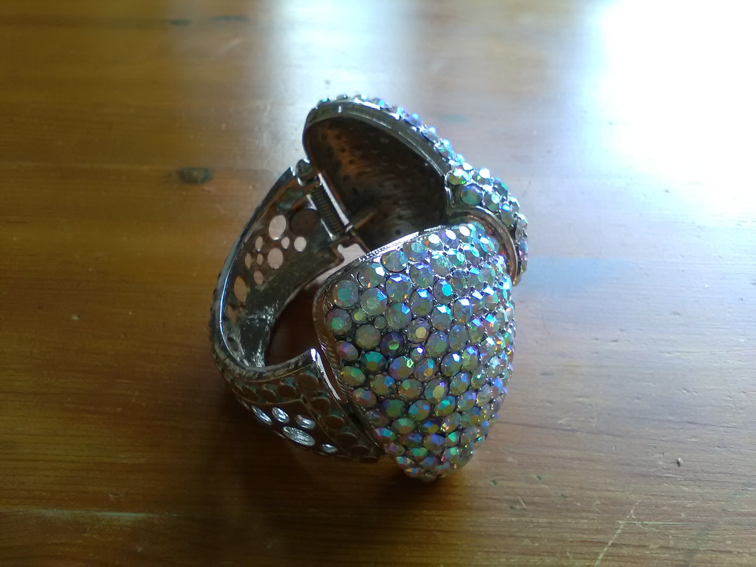 Vintage Large Butler and Wilson Crystal Bow Shaped Cuff Bangle Bracelet ...