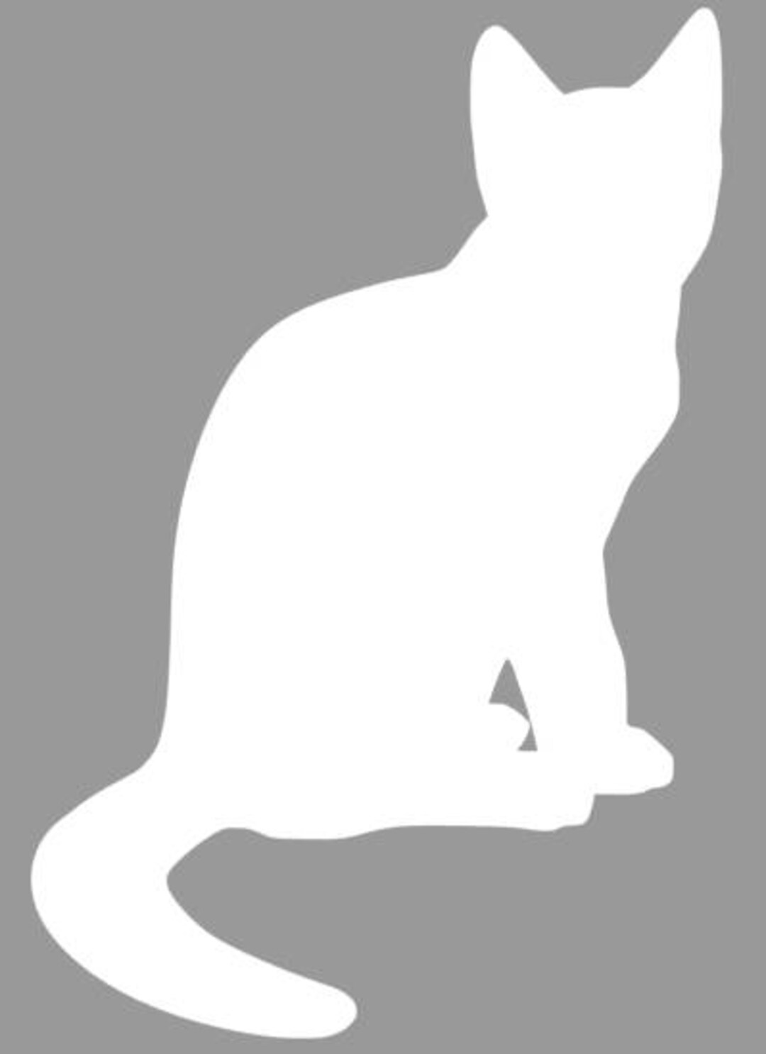 Decal Wall Sticker Whiteboard: Cat Silhouette Design - Etsy