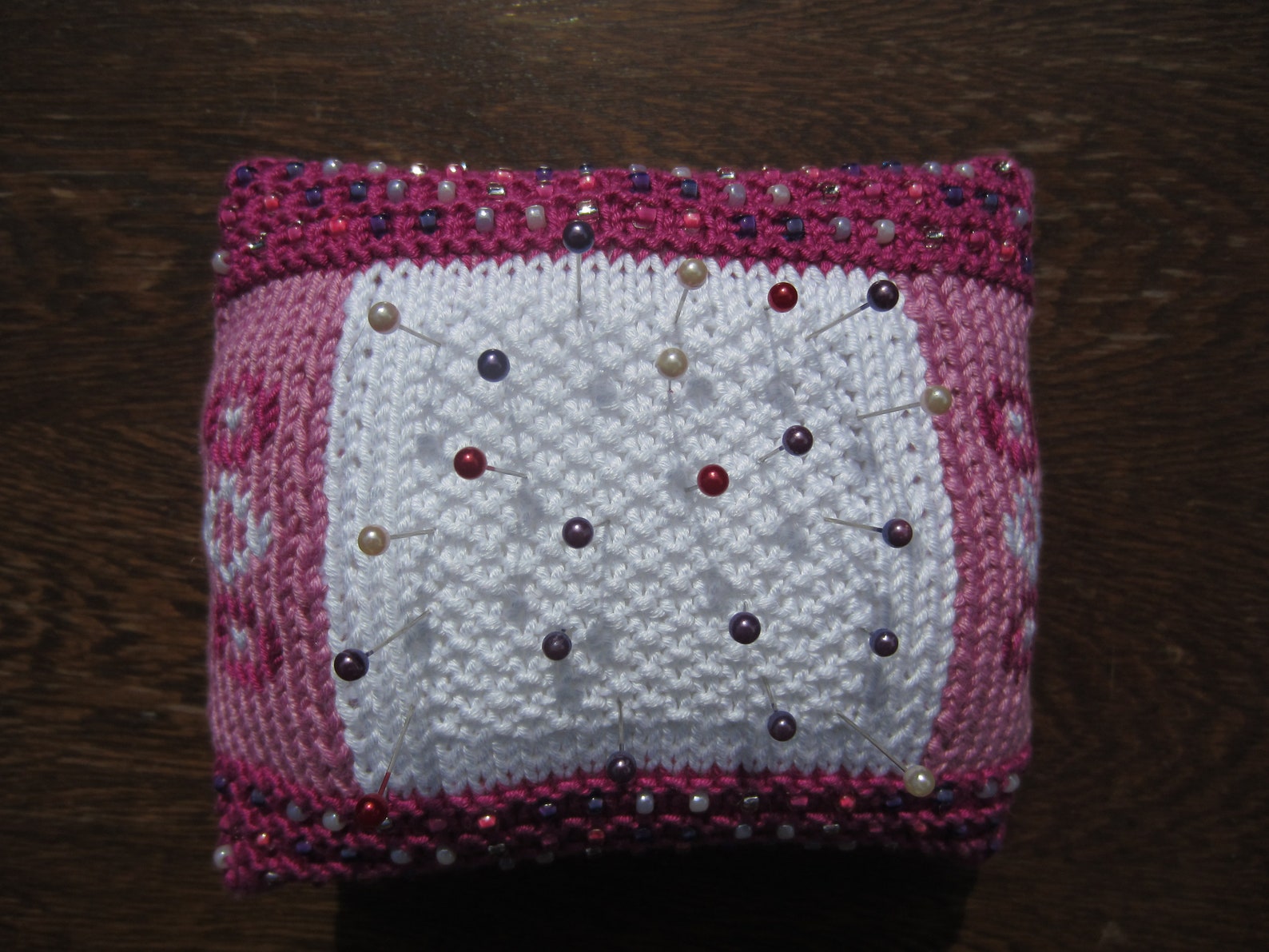 Knitted and Beaded Pin Cushion Kit - Etsy