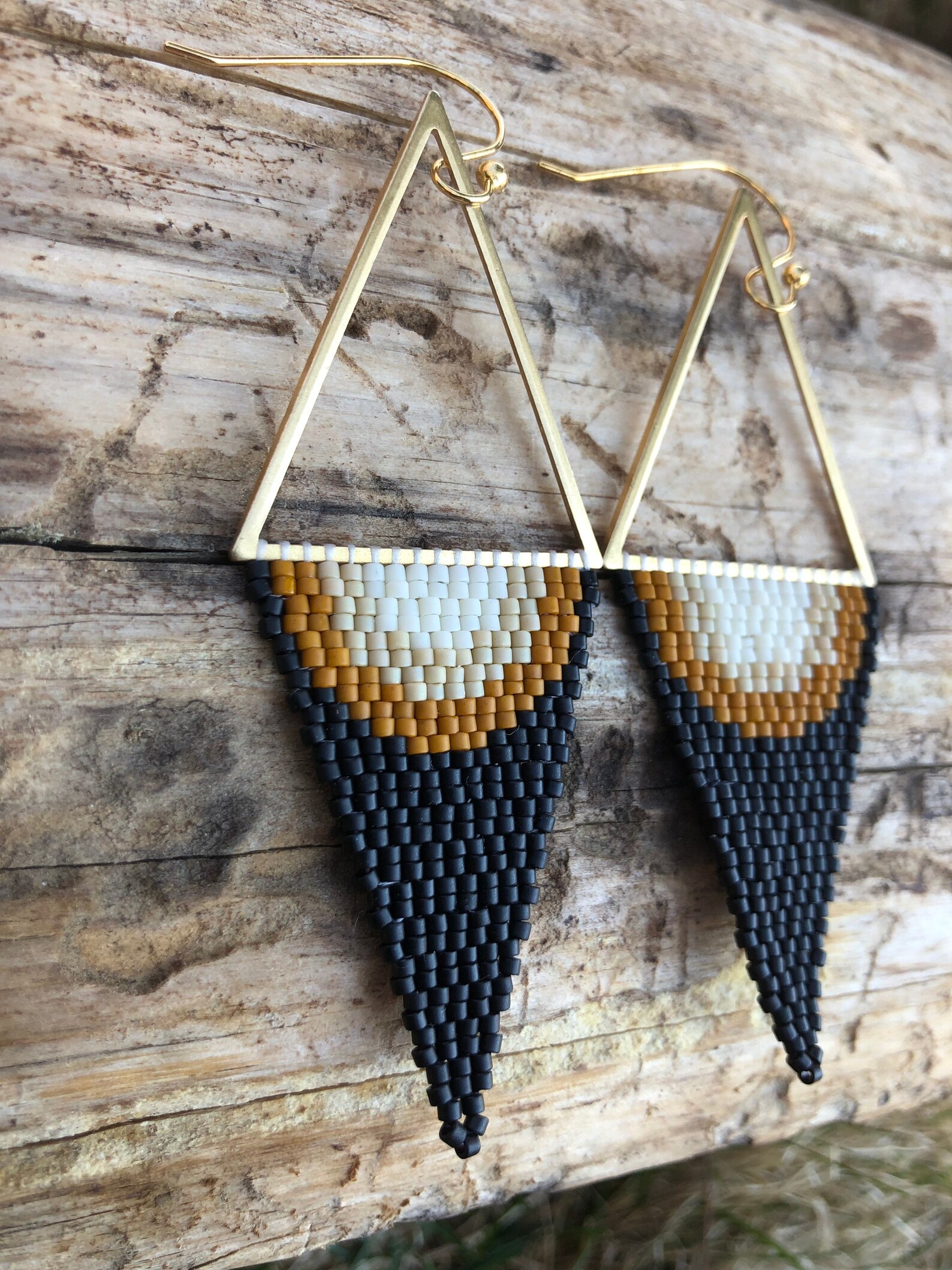 The SUNRISE Beaded Earrings - Etsy