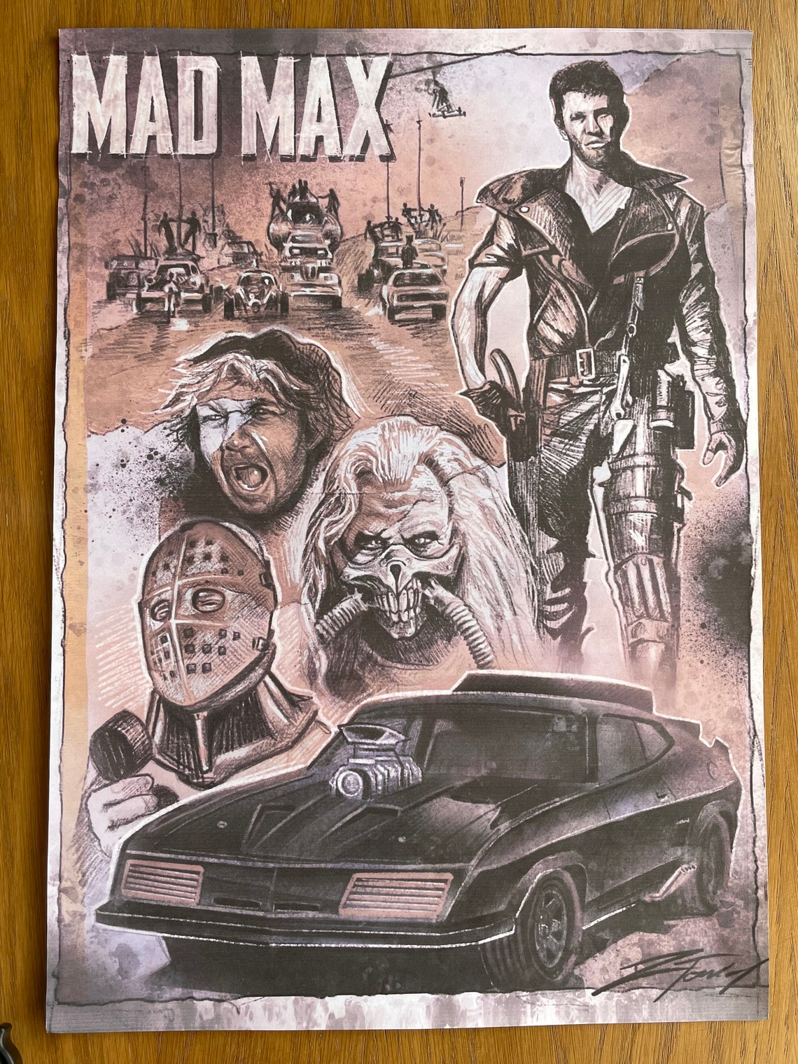 MAD MAX Original Poster A4 PRINT | Etsy