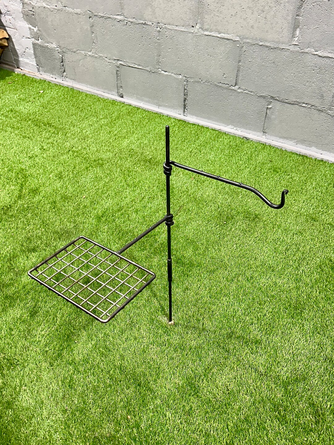 The Original Grill Mini Fire Anchor. Swing Arm. Outdoor Cooking ...