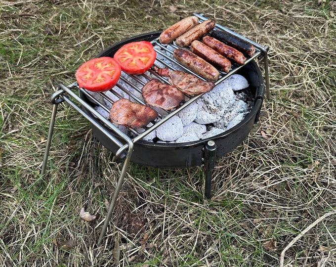 Handforged Iron Grills, Camp Grill, Boy Scout Grill, Blacksmith Grill ...