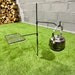 The Original Grill Mini Fire Anchor. Swing Arm. Outdoor Cooking ...