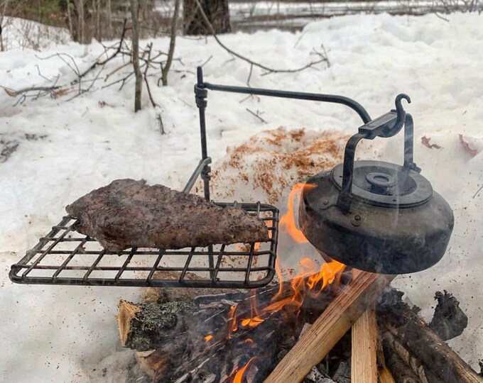 The Original Grill Mini Fire Anchor. Swing Arm. Outdoor Cooking ...