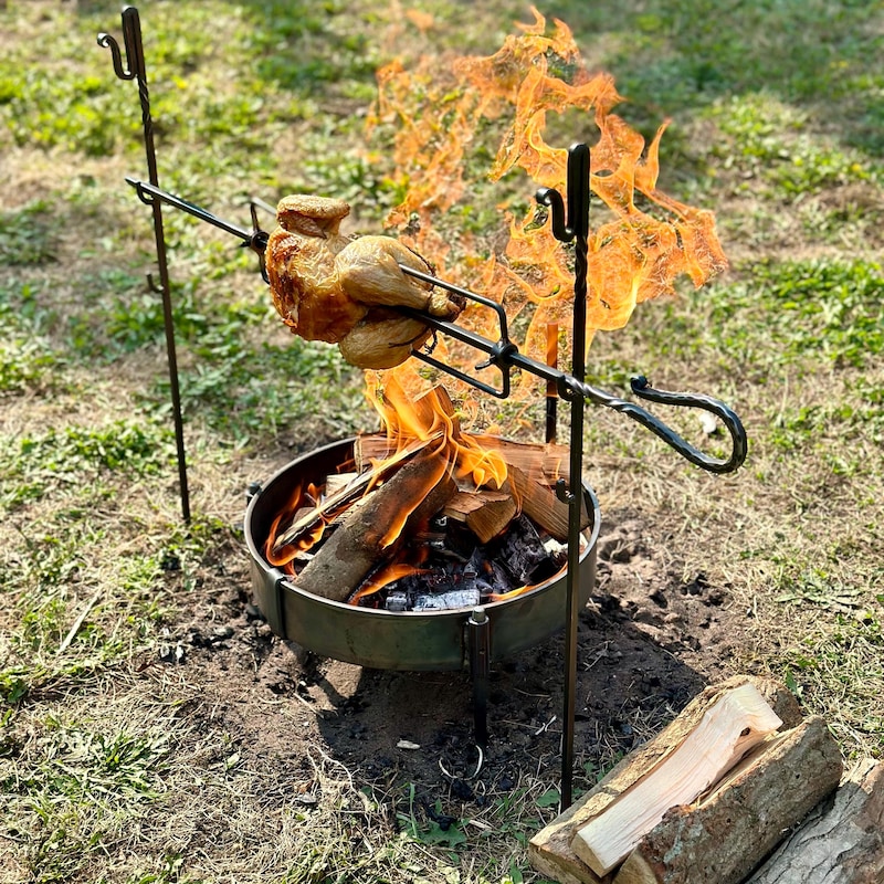 Bbq Grill With Rotisserie - Etsy UK