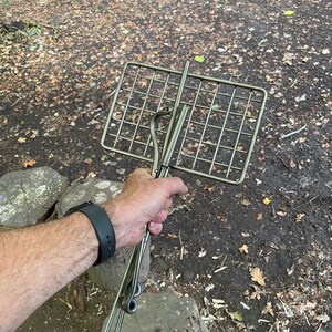 Stainless Steel Grill Mini Fire Anchor. Swing Arm. Outdoor Cooking ...