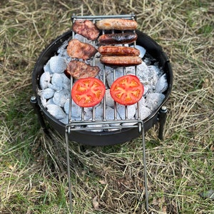 Stainless Steel Lightweight Folding Camping Grill. Portable Grill ...