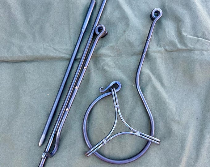 The Original Grill Mini Fire Anchor. Camping. Swing Arm. Outdoor ...