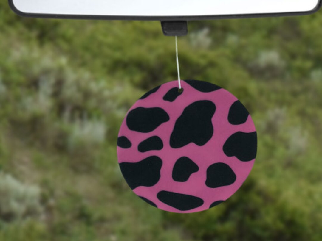 Cow Print Car Decor, Cow Print Car Freshie, Farm Girl Decor, Car Scent ...