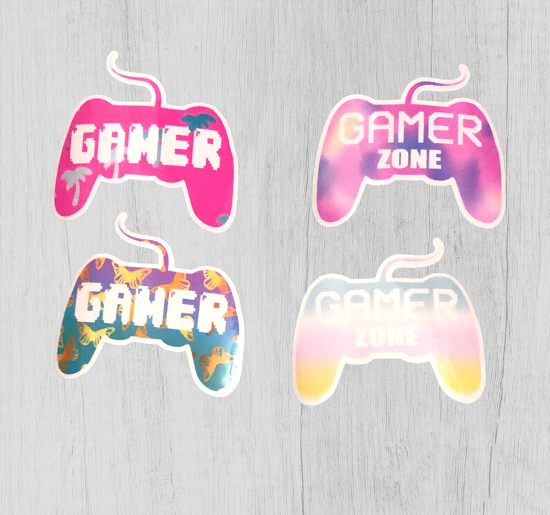 Gamer Zone Sticker, Gamer Girl Sticker, Gamer Girl Gift, Gamer Room ...