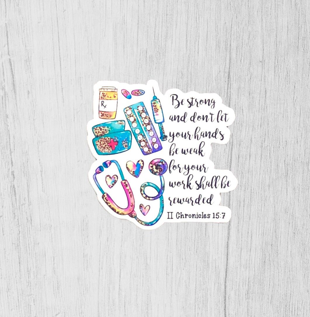 Nurse Sticker Nurse Week Gift Laptop Stickers Medical - Etsy