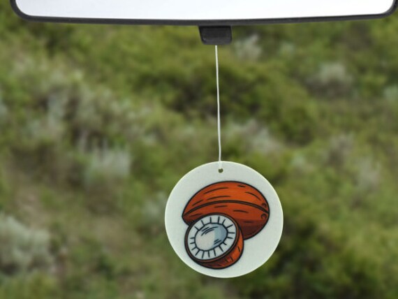 Coconut Car Freshener Coconut Scented Air Freshener Car - Etsy
